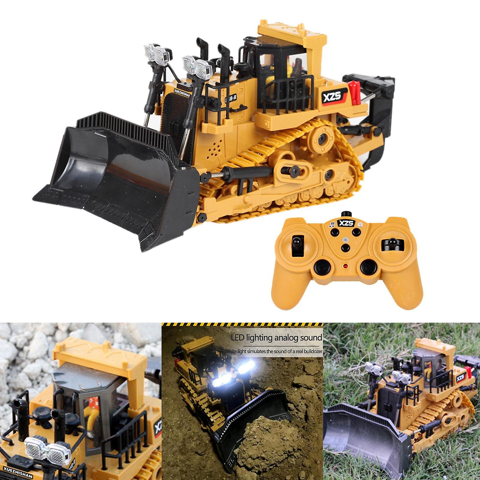 2.4ghz Remote Control Excavator Rc Construction Vehicles 9 Channel Full ...