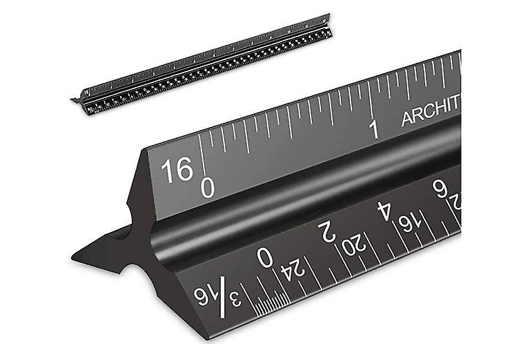 Regla de escala arquitectónica Escala de arquitecto de aluminio Regla ...
