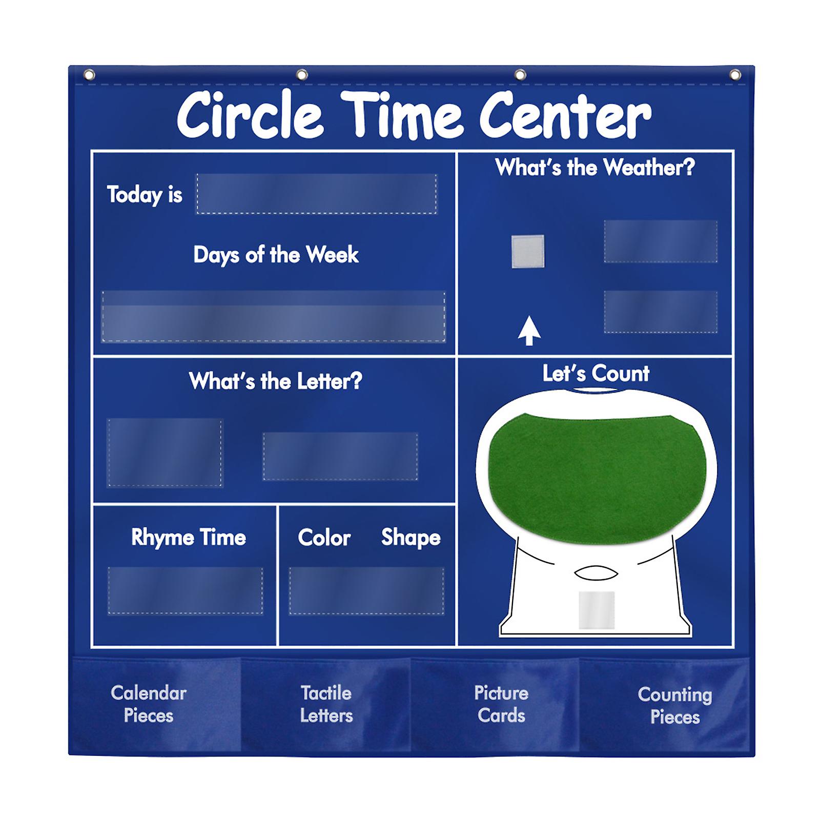 Circle Time Center Classroom Pocket Chart Educational Pocket Chart ...