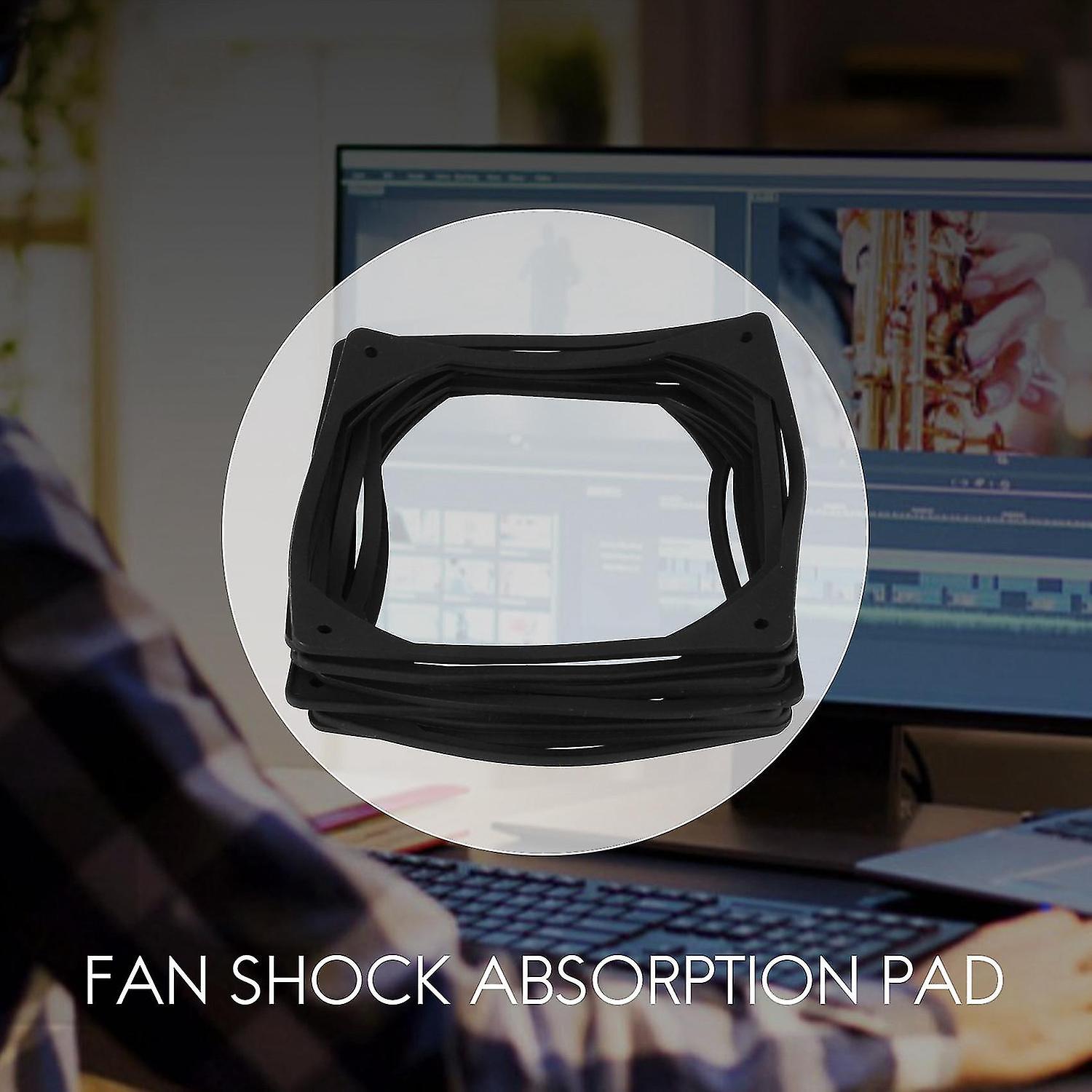 10pcs 140mm Anti-vibration Silicon Fan Gasket Noise Reducing Gasket Pad ...