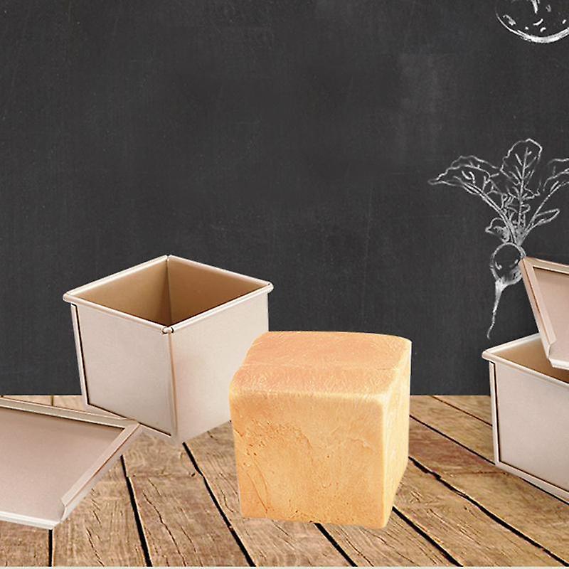 Water Cube Non-Stick Bread Toast Mold Box with Sliding Lid Kitchen ...