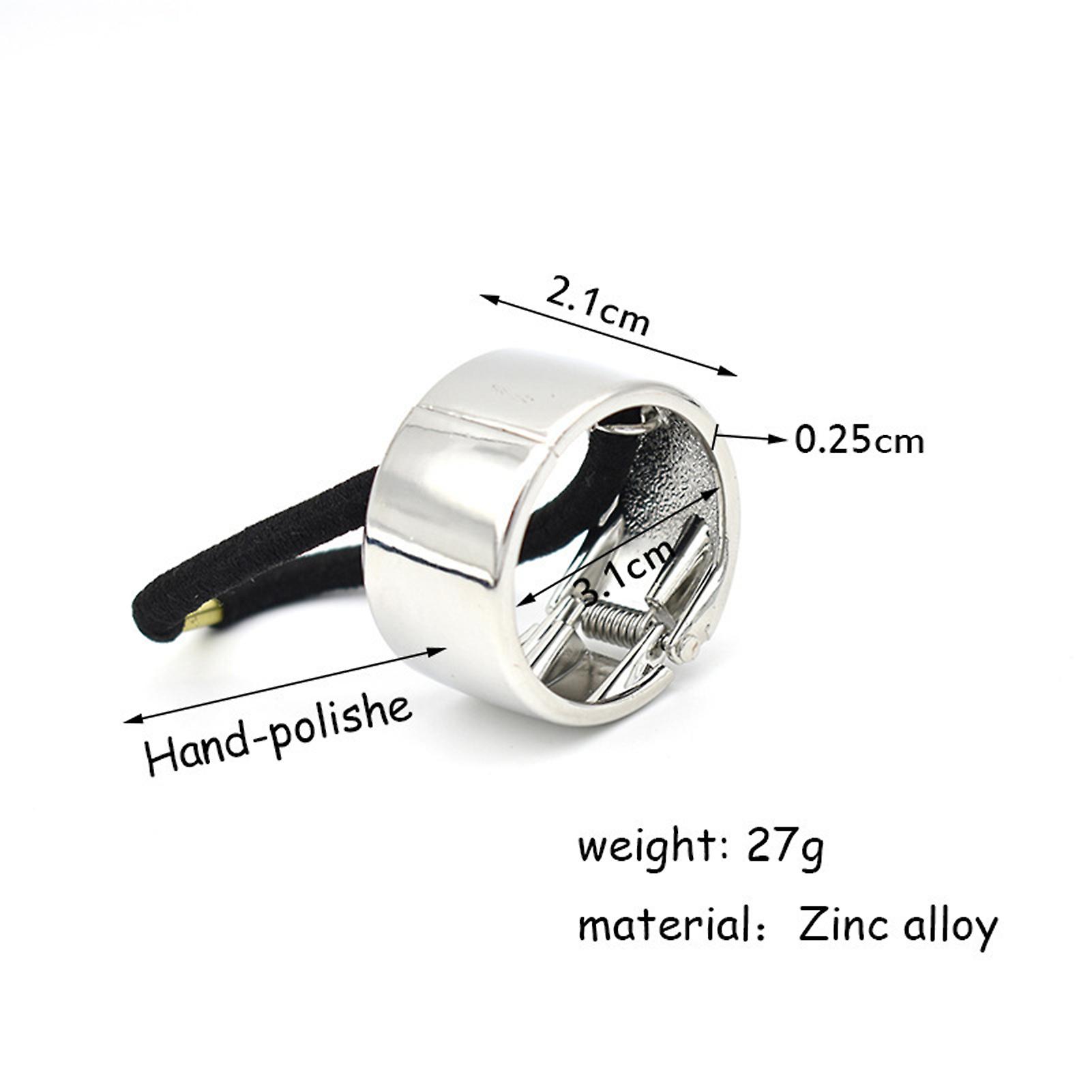 Metal Circle Hair Scrunchie 4 Colors Chic Stretchy Ponytail Holder Hair ...