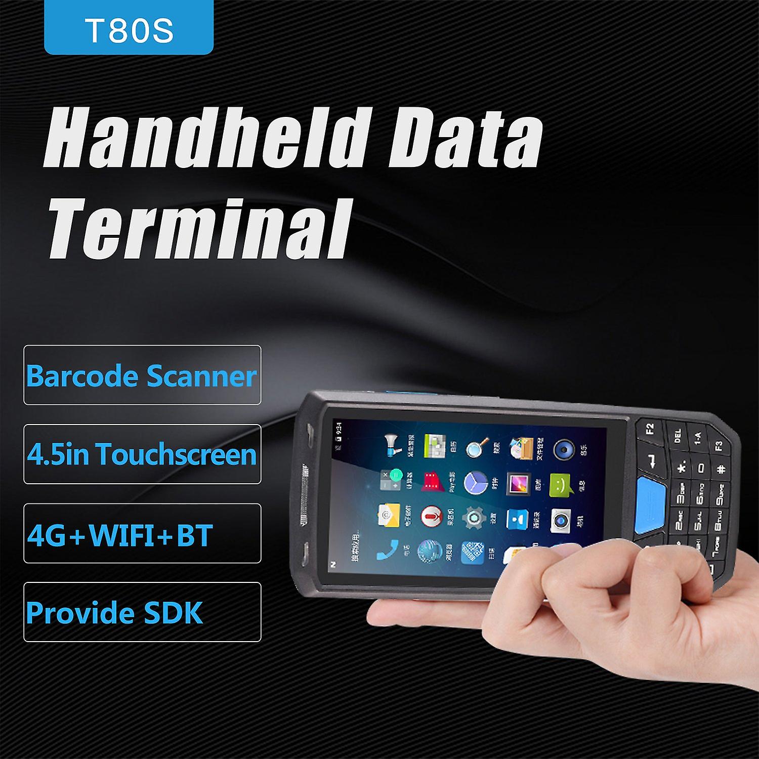 Android 9.0 PDA Handheld POS Terminal Honey-Well 1D Barcode Scanner ...