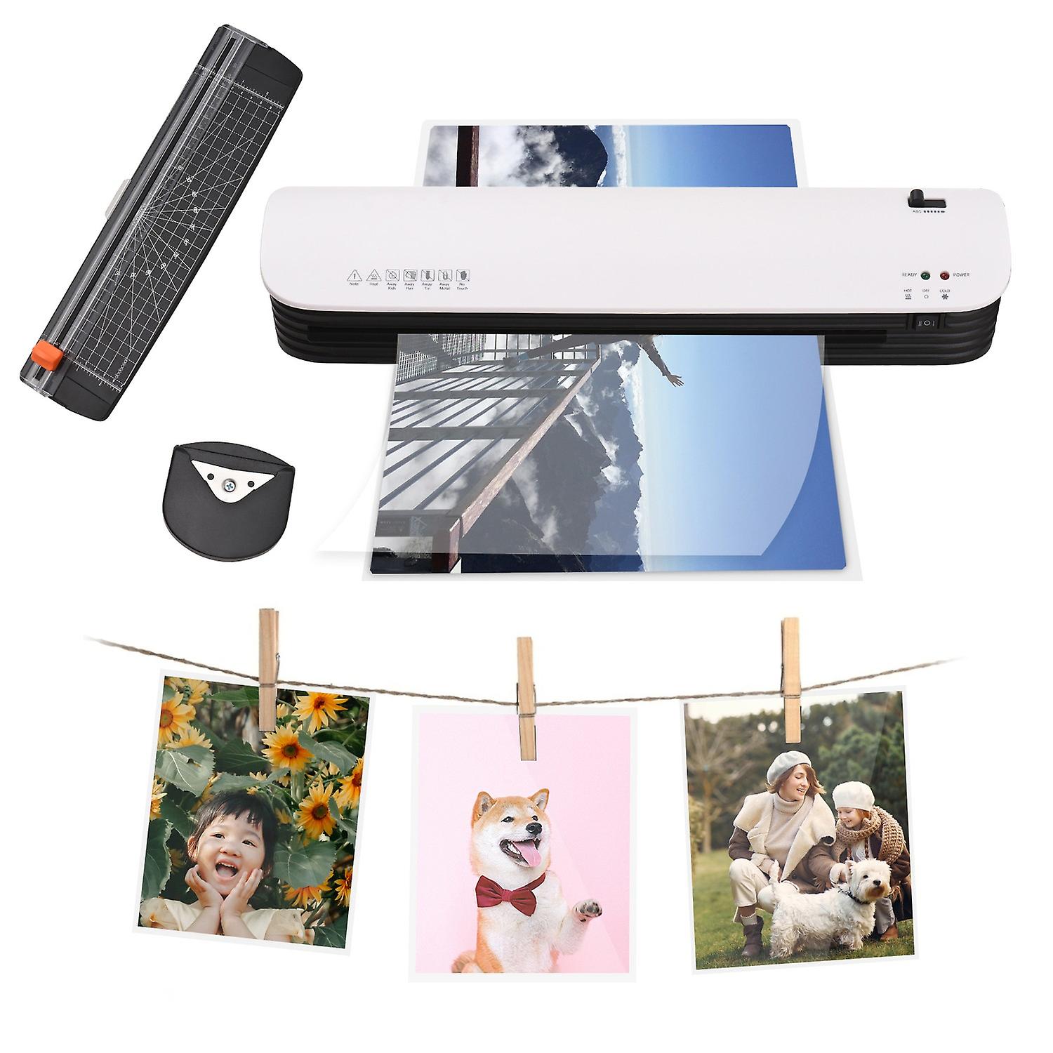 SL399 Laminator Machine Set A3 Size Hot and Cold Lamination 2 Roller ...