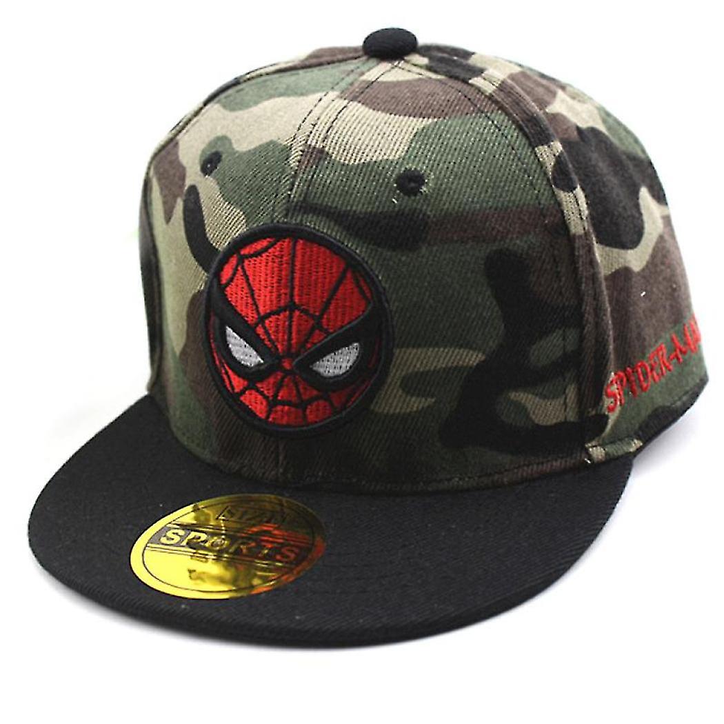 Boy Camo Superhero Baseball Caps Hiphop Snapback Hats | Fruugo UK