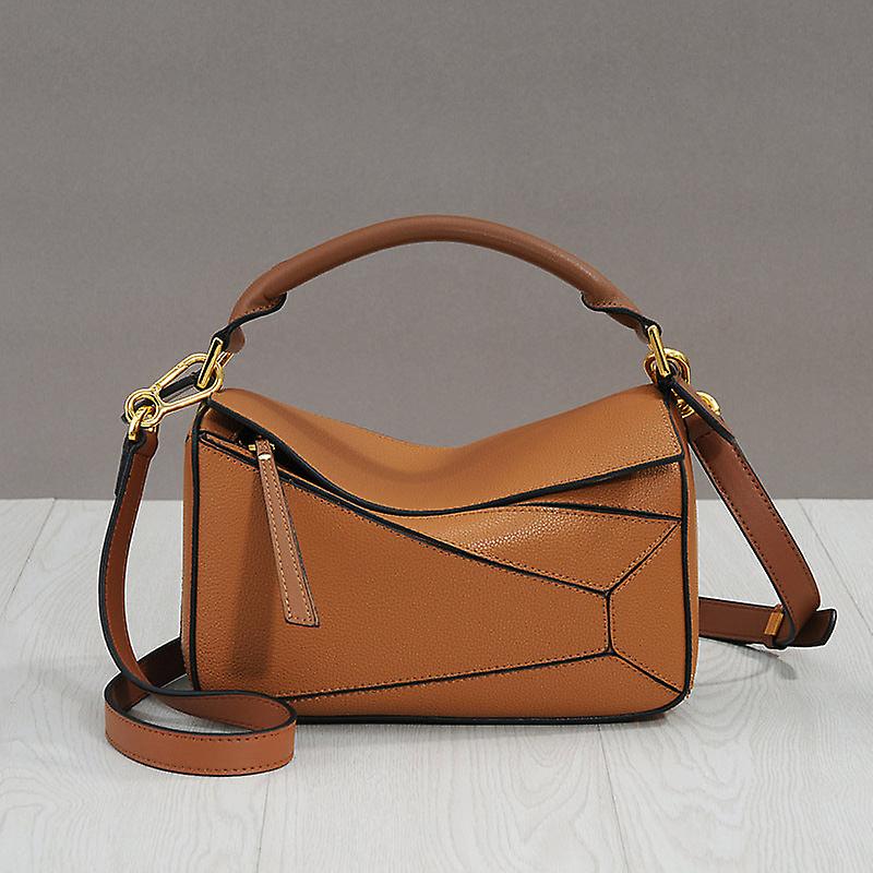 Ladies Women Leather Handbag Geometric Bag Mini Small Rhombus Crossbody ...