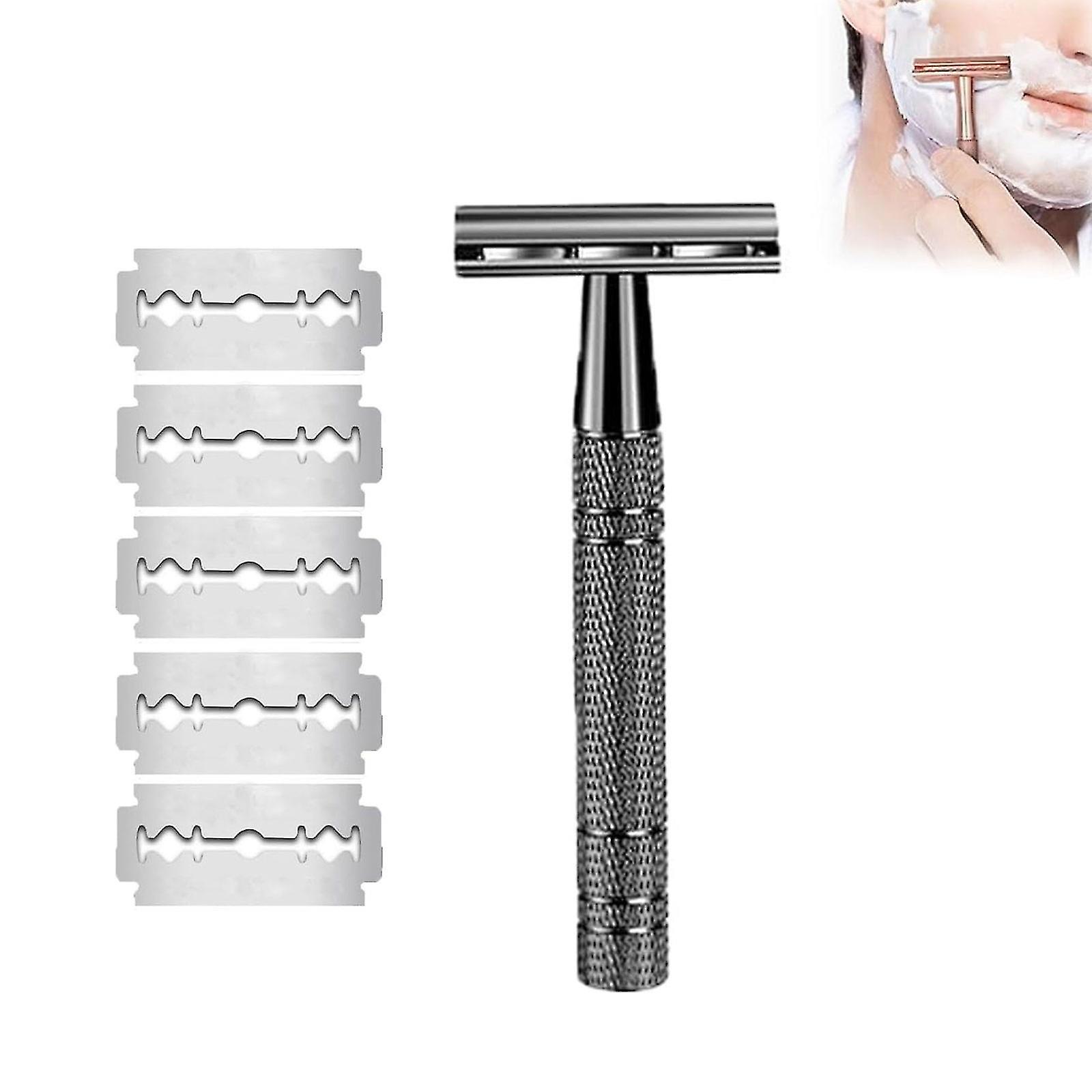 Reusable Double Edge Safety Razor for Women, Single Blade Razors for ...