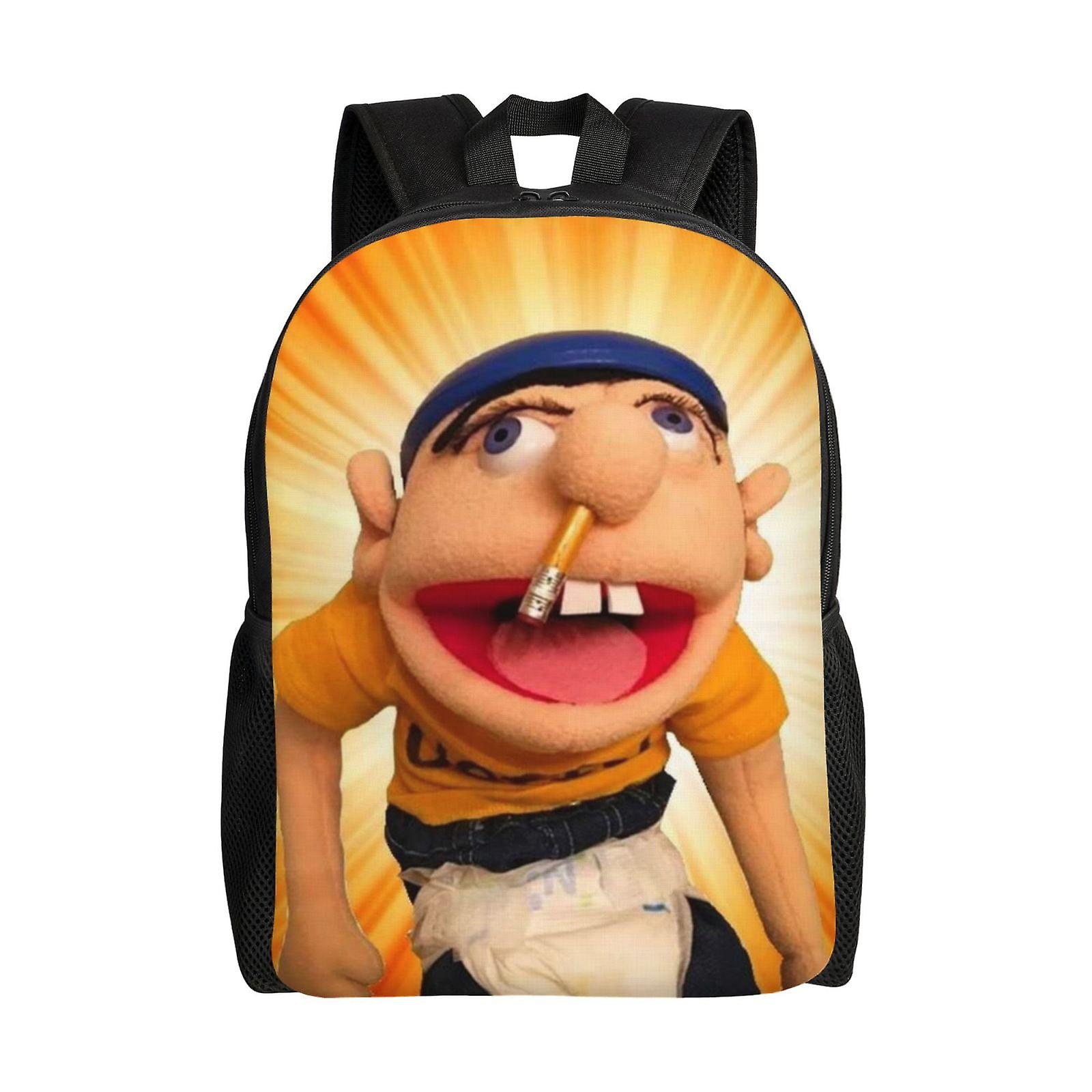 Unisex Sml Jeffy Backpacks School Bag Bookbag Casual Daypack Backpack ...