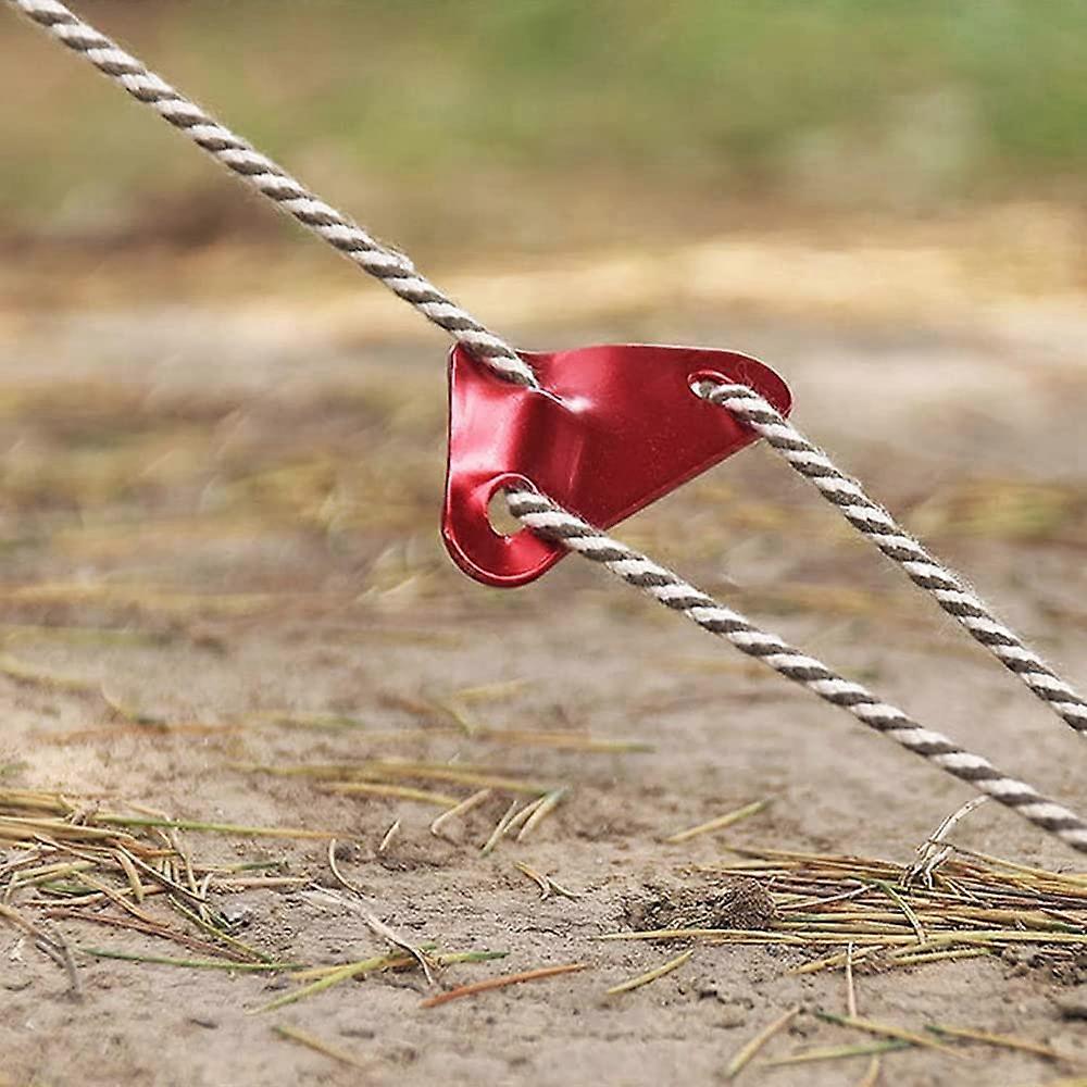 20 Pieces Rope Tensioner Rope Adjuster Rope Triange Tightener Tent ...