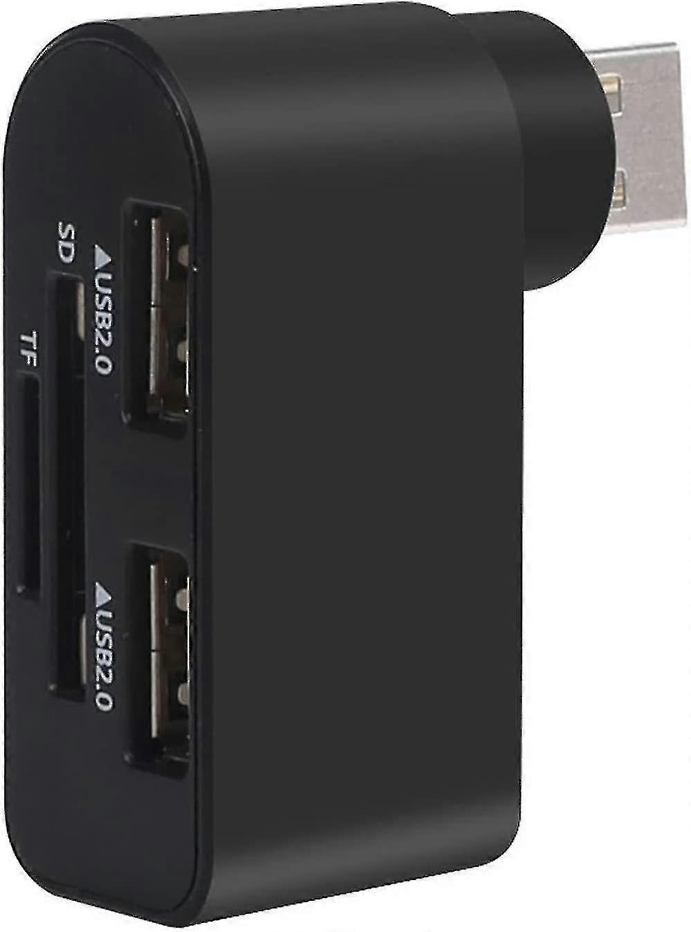 Portable 180 Degrees Rotating Usb Hub, Laptop High -speed External 2 ...