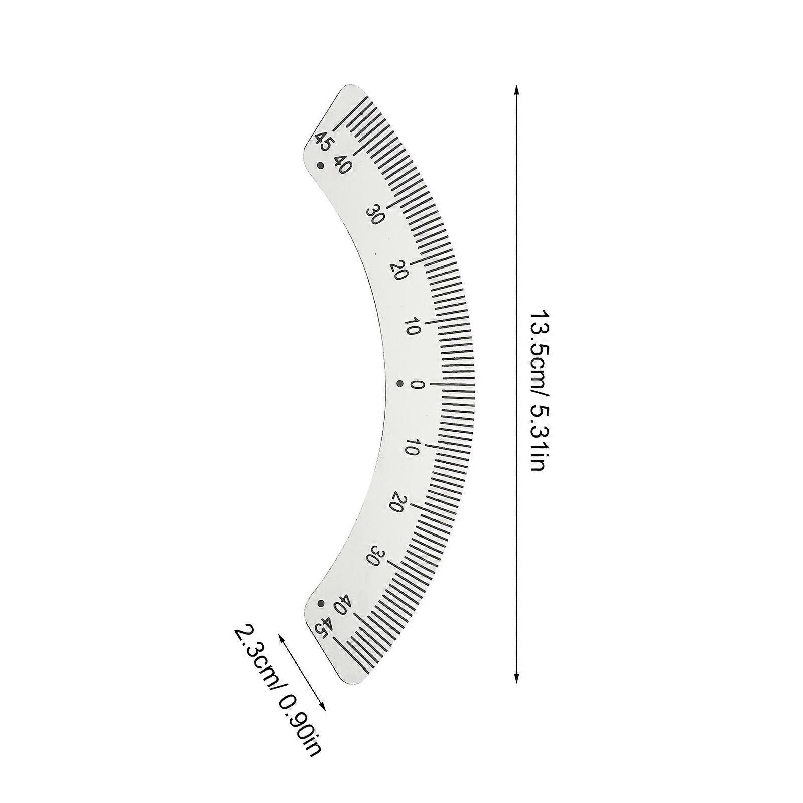 Scale Ruler 45 Degree Angles Ruler Small Protractor Milling Machine ...