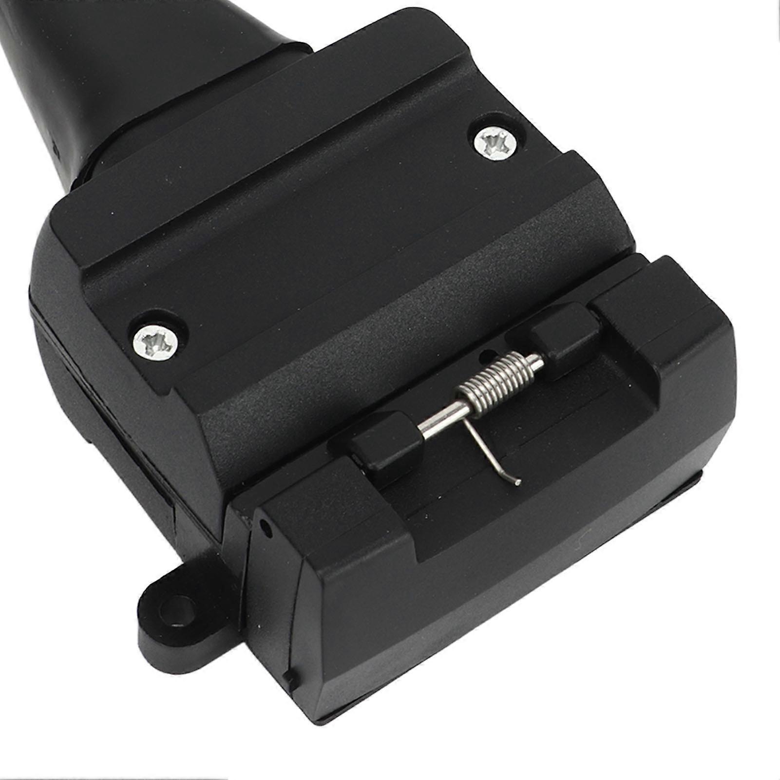 Trailer Adapter 7 Pin Flat Male Plug to 12 Pin Flat Female Socket ...