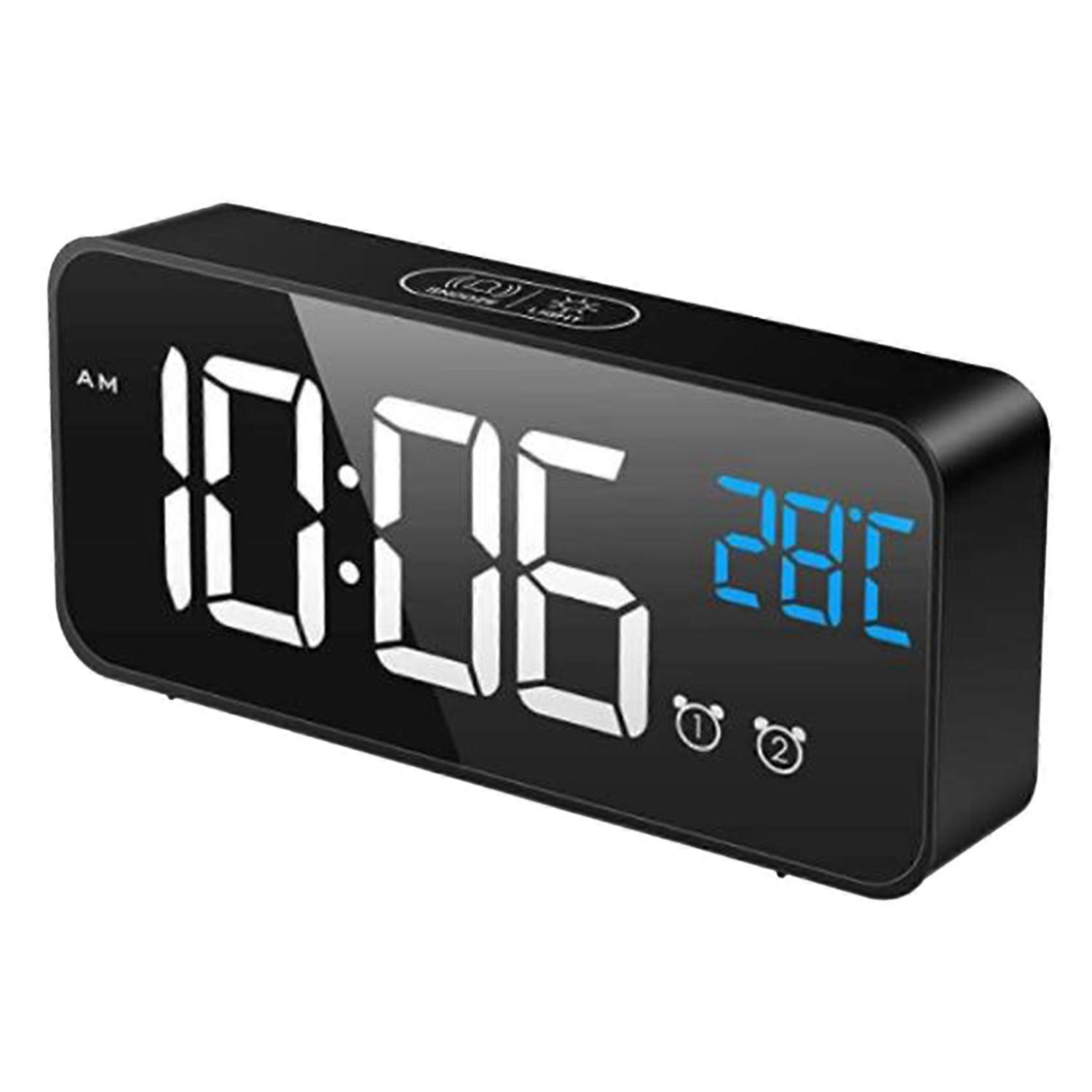 Alarm Clock Mains Powered, Digital Clock Battery Powered with ...