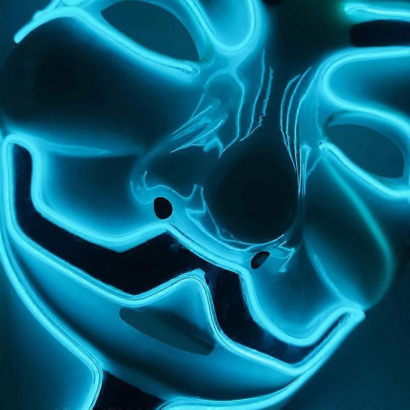 Led Hacker Mask V Mask Adults Light Up Halloween Mask | Fruugo UK