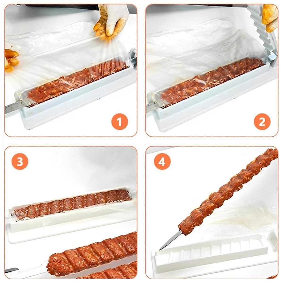 Single Row Kebab Maker BBQ Kebab Maker Reusable Plastic Kebab Maker ...