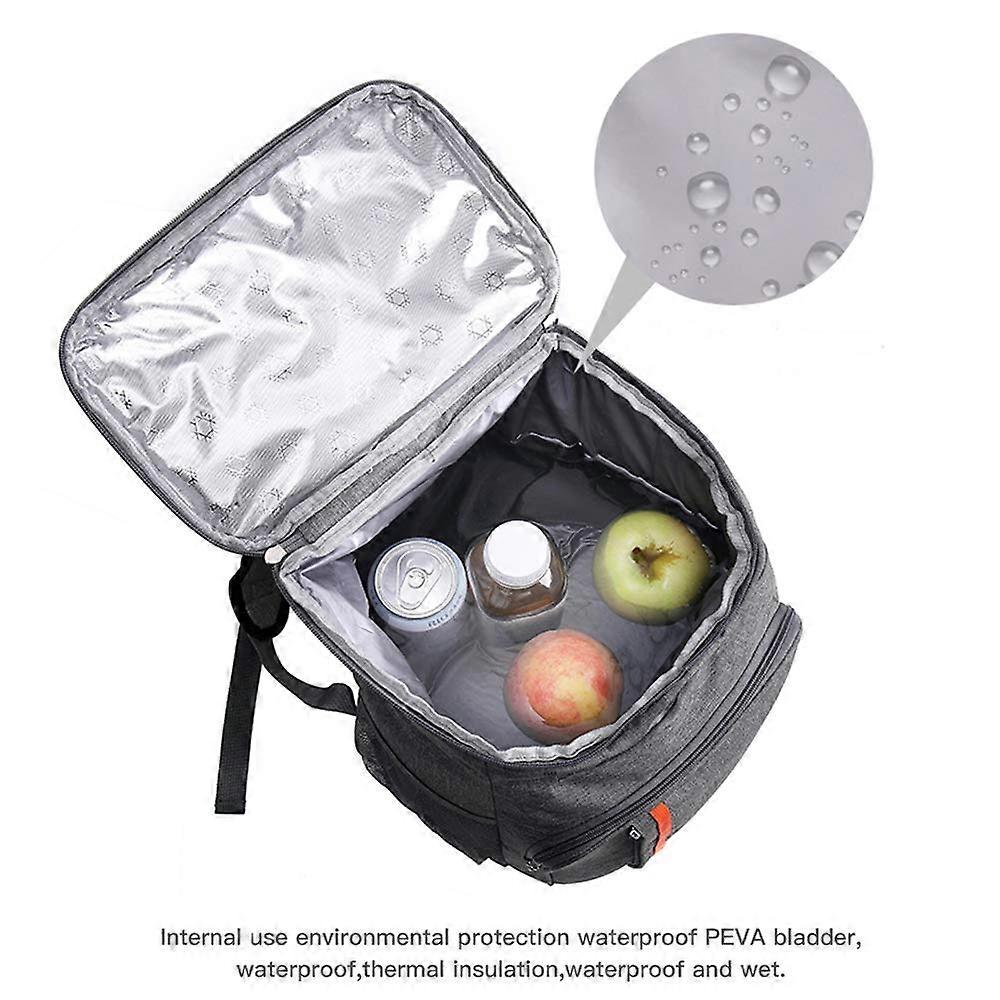 Thermal Insulated Backpack Food Container Cooler Bag Food Delivery ...