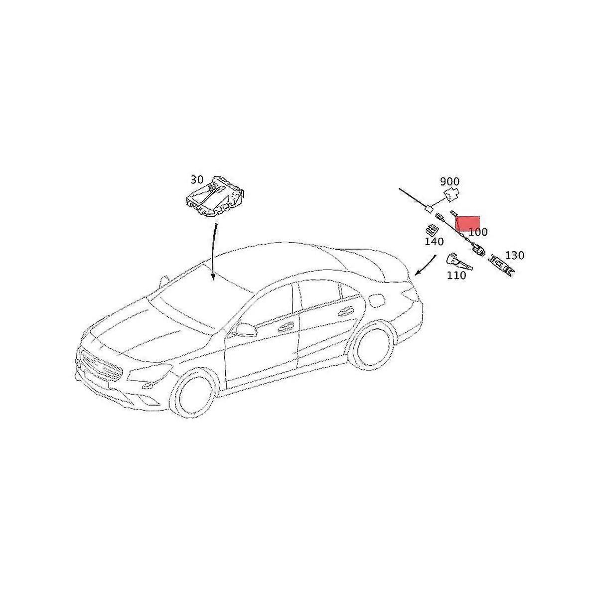 A1669059602 Car Reversing Camera Backup Camera For - Cla W117 C117 X117 ...