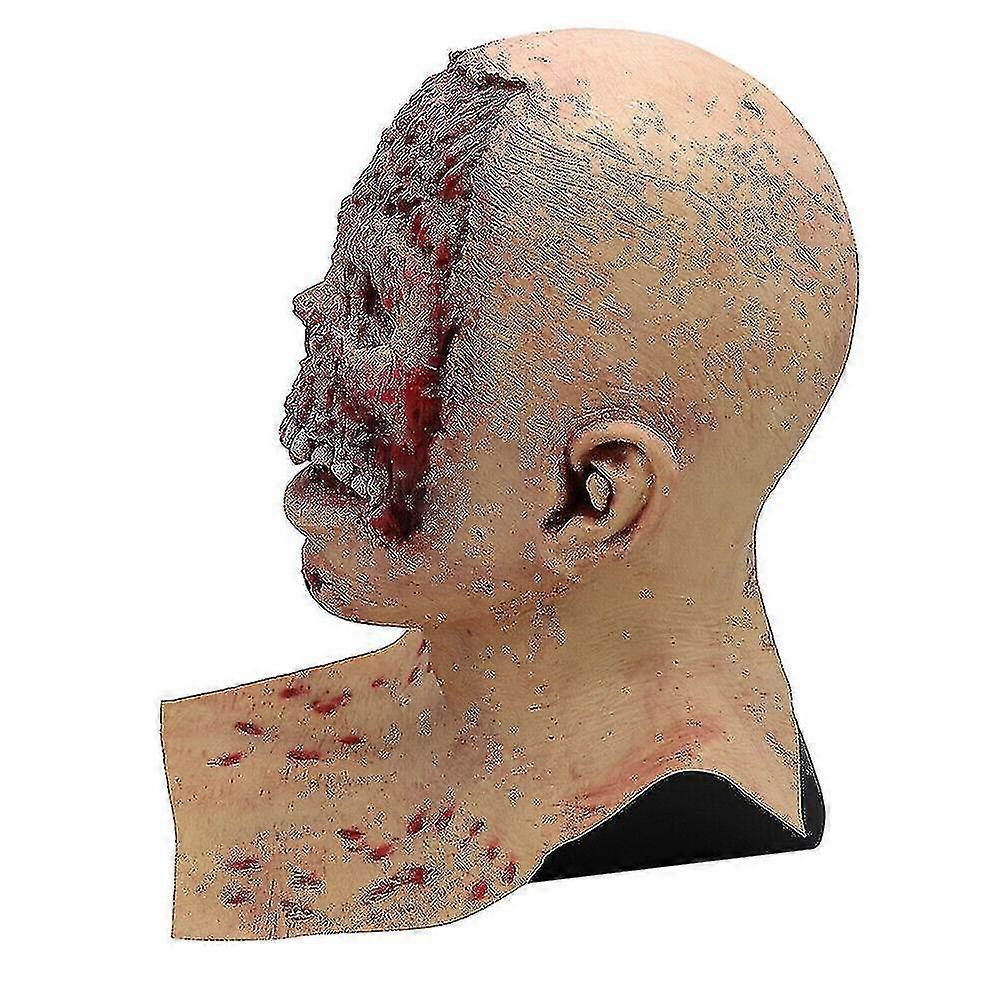 Creepy Scary Latex Mask Melting Face Zombie Horror Halloween Costume ...