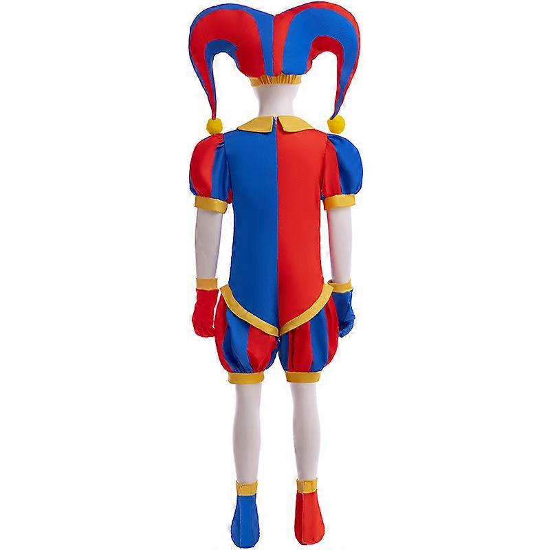 Magic Numbers Circus Pomni Cosplay Costume Uniform Jumpsuit Hat Adult ...