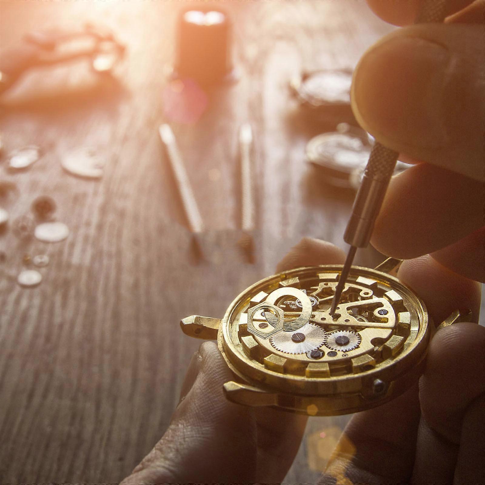 1 Set Replacement Quartz Clock Fittings Metal Washers Fixing Nut Clock ...