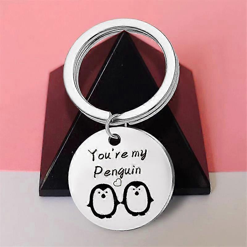 Key buckle,"You're My Penguin" Keychain For Man Woman Best Friend ...