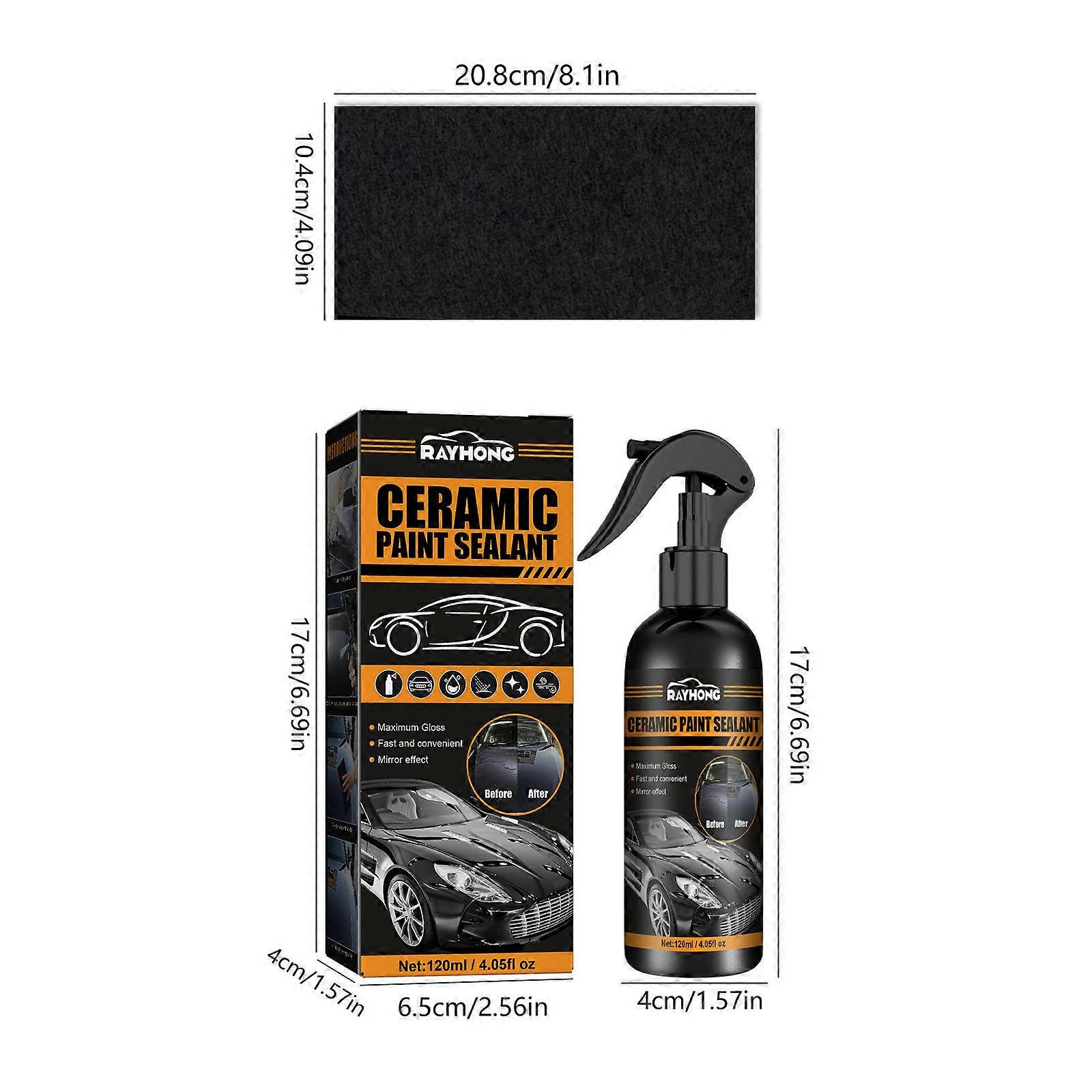RapidCeramic Coating For Cars NanoCeramic Paint Sealant Polish Spray DurableShine And Protection ...