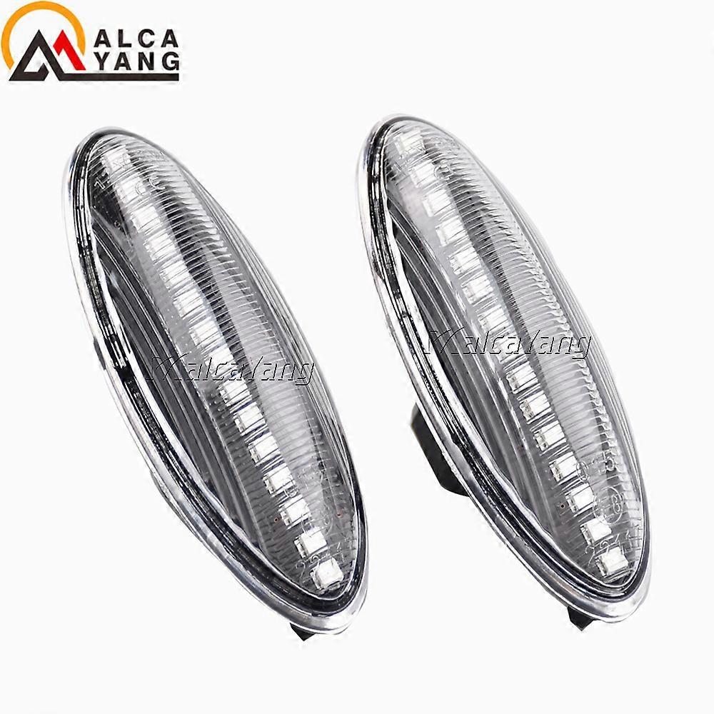 2 pieces Led Dynamic Side Marker Turn Signal car lights Sequential ...