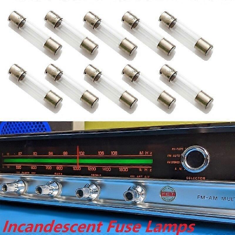 10 New Incandescent Fuse Lamps Pilot Light Bulbs Fit Marantz Sansui ...