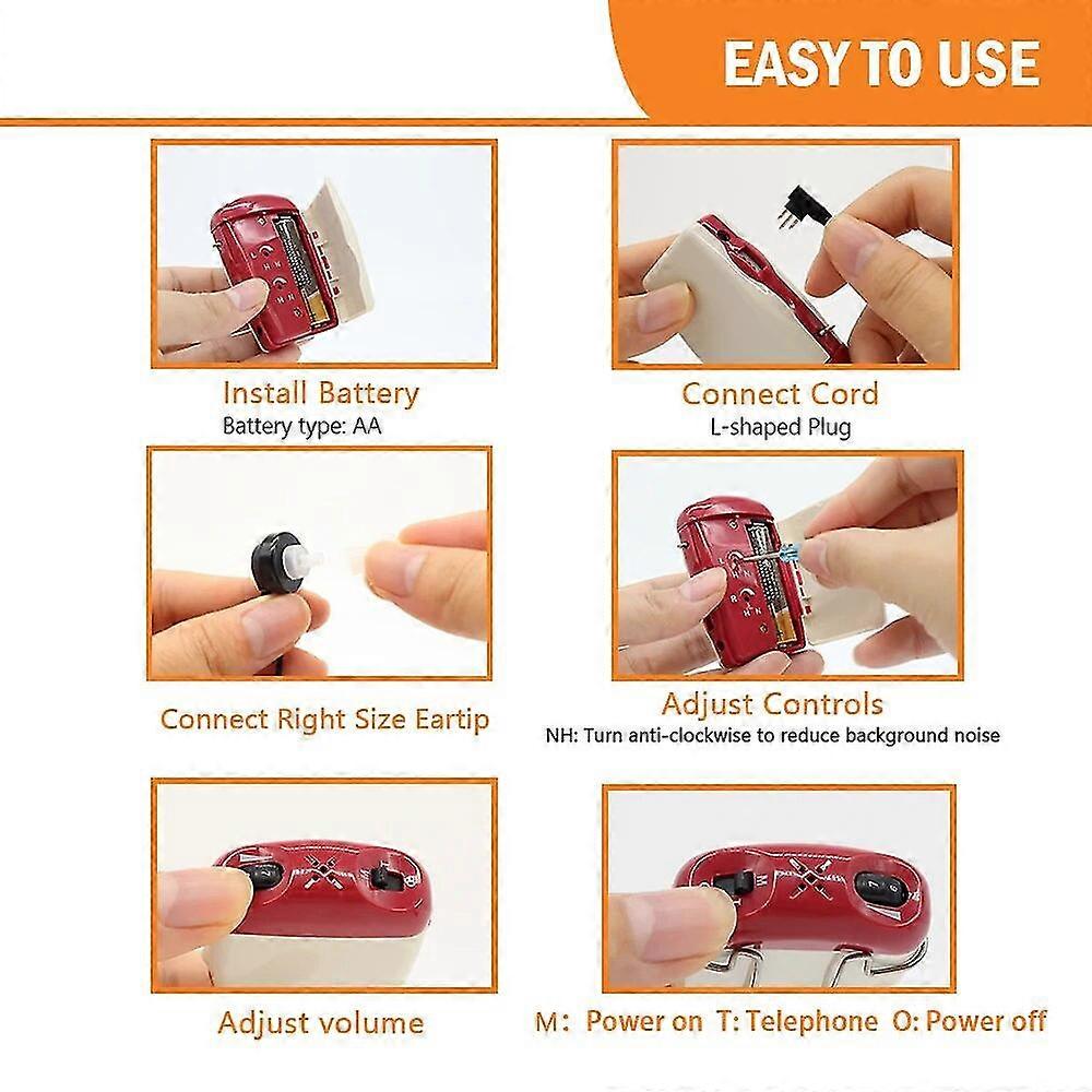 2 Channels Digital Binaural Adjusting Super Power Body Worn Bw Hearing ...