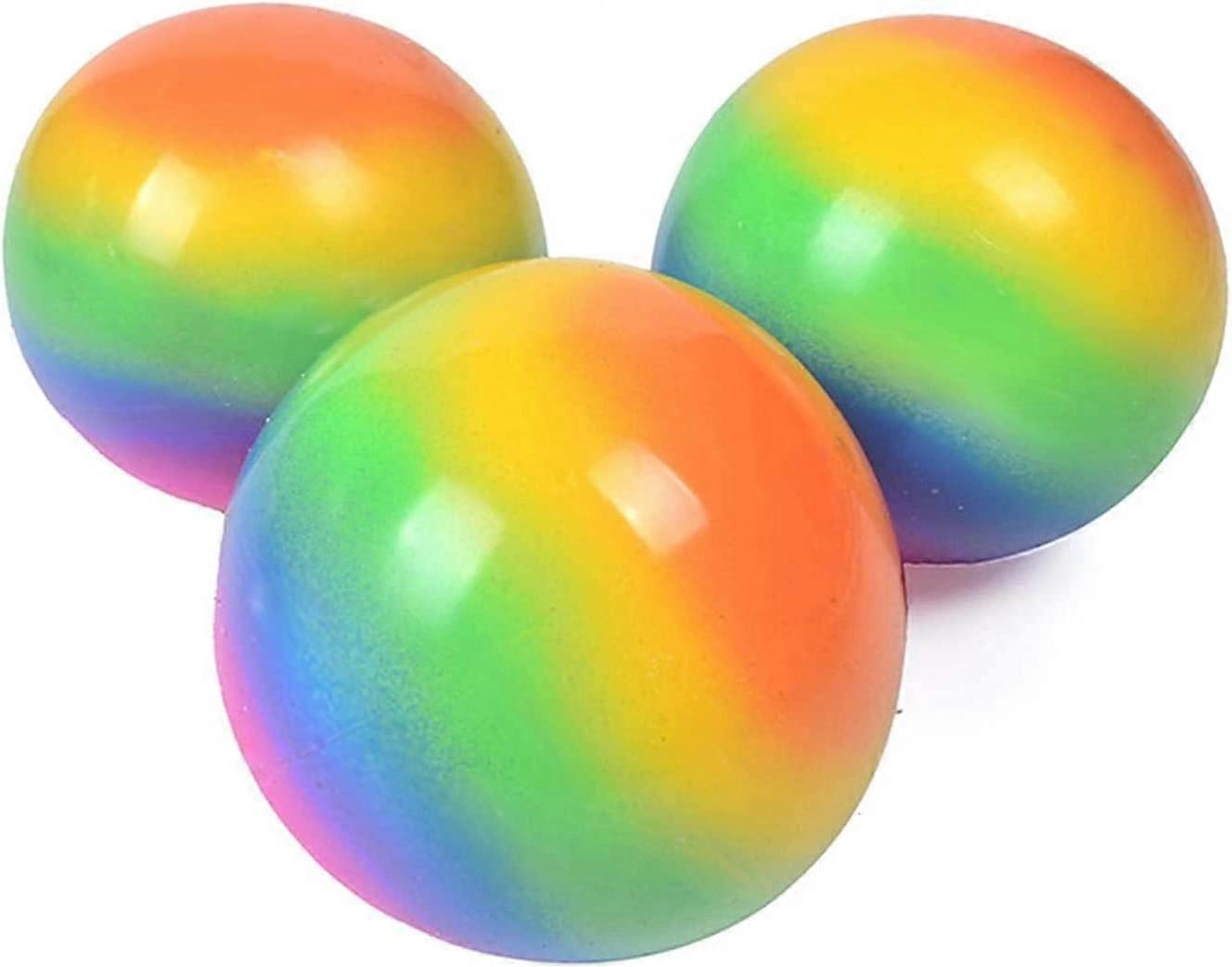 Stretchy Stress Ball Sensory Fidget Toys Giant Color Changing Squeeze ...