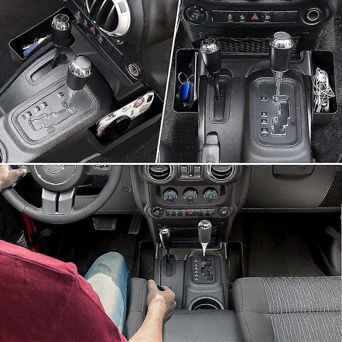 Gear Tray For 2011-2017 Wrangler Jk Gear Shift Storage Box With Double ...