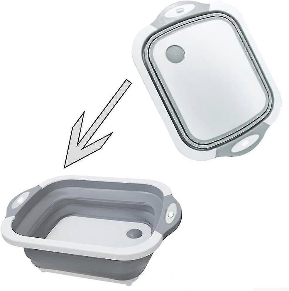 Folding Cutting Board with Multifunction - Stainless Steel Vegetable ...