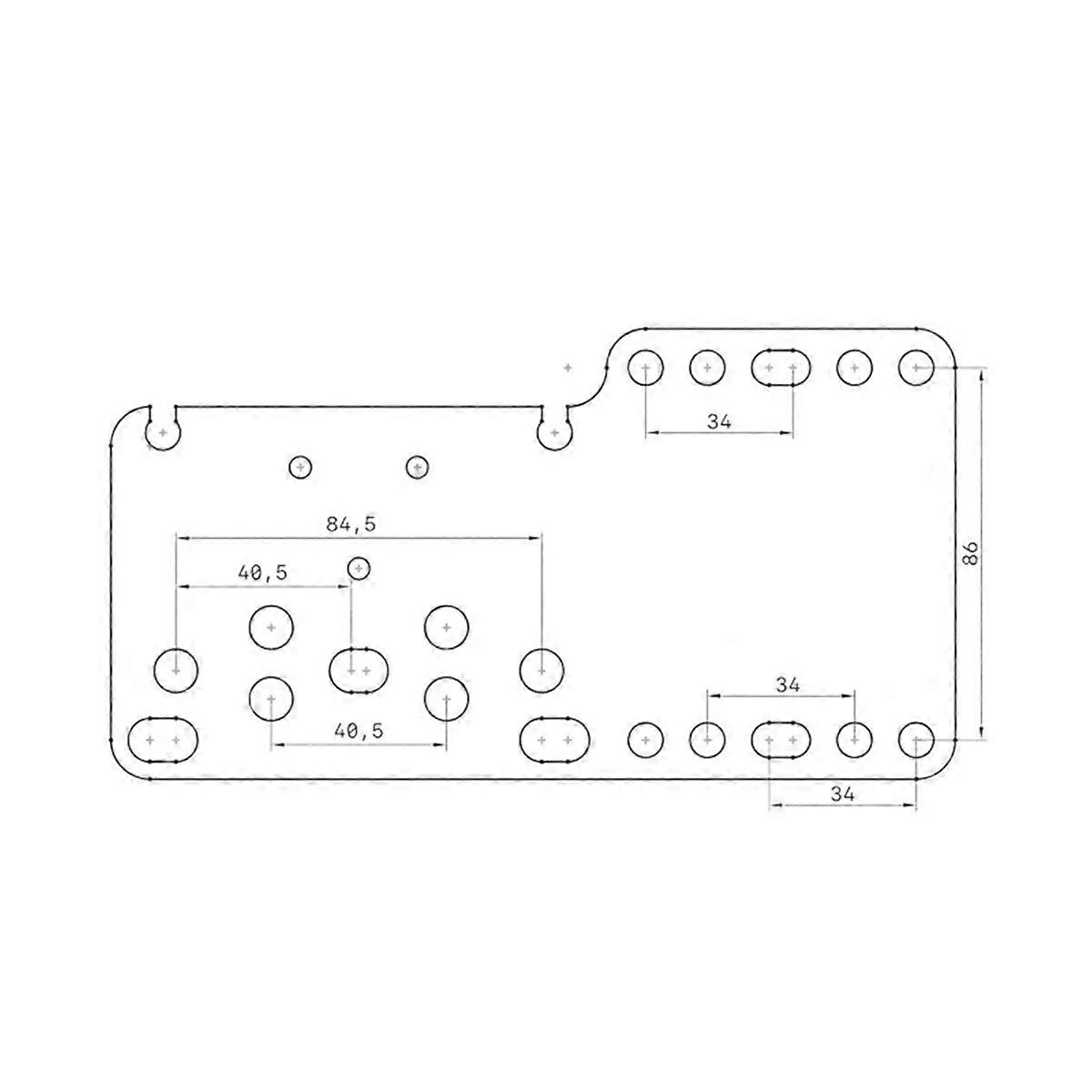 Simracing Game Handbrake Adapter Board Gear Shifter Bracket for G25 G27 ...