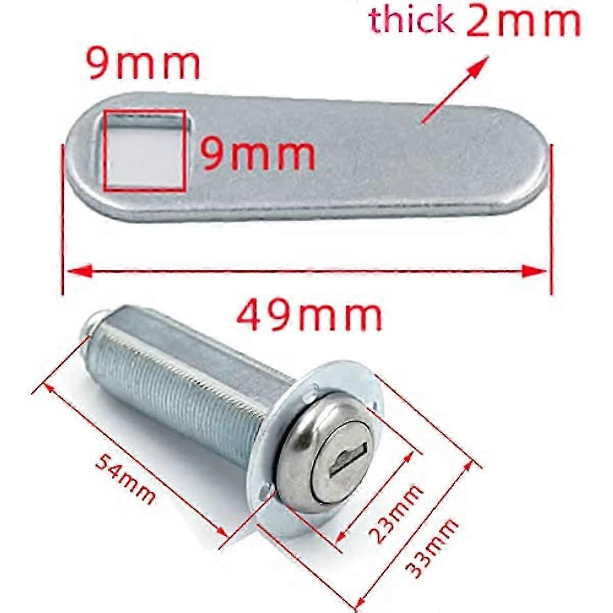 2pack Extra-Long RV Cam Lock with 8025 Key Code 2 Inch Weather ...