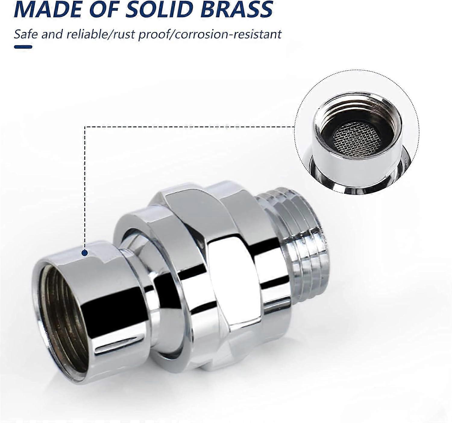 Shower connector ball joint replacement shower head swivel ball adapter ...