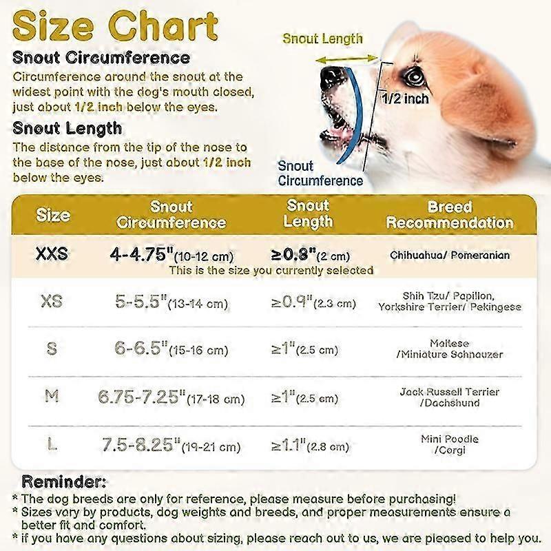 Mesh Muzzle for Short Snout Dogs - Anti-Biting for Small & Medium ...