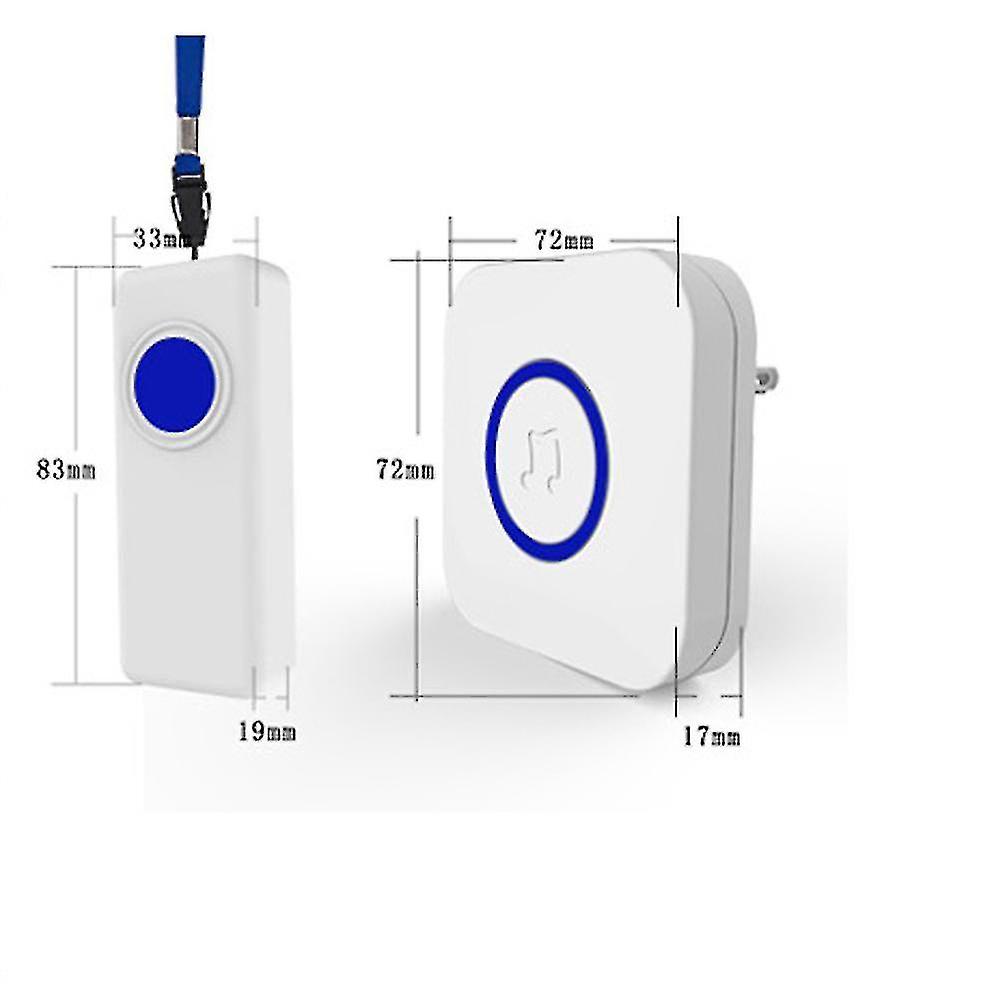 Wireless Home Alarm/wristband Elderly Alarm/call Button/wireless Pager ...