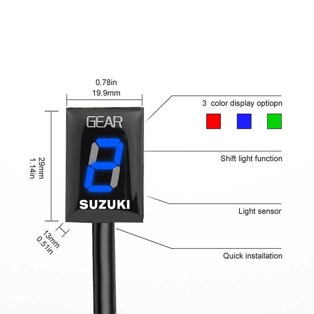 Gear Indicator Motorcycle Gear Display Indicator Gear Meter For Suzuki ...