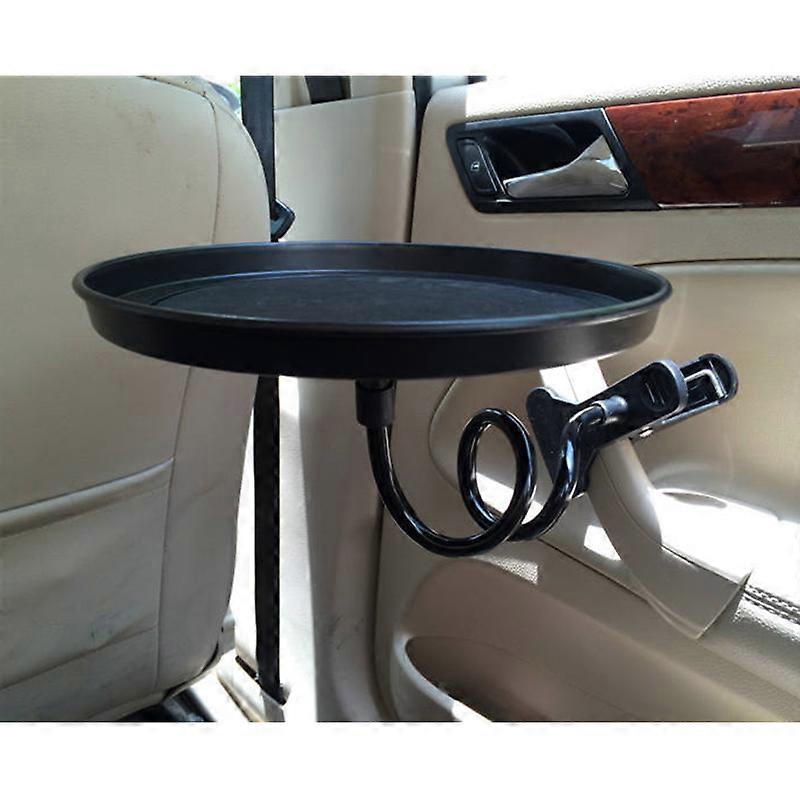 Car Food Tray with Clamp Bracket Folding Dining Table Drink Holder Car ...