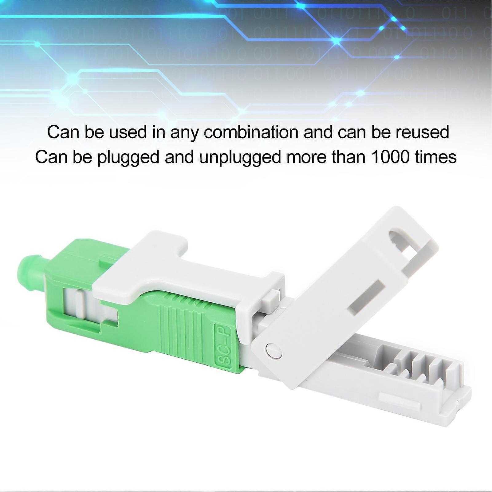 10Pcs Fiber Optic Quick Connector Embedded SC/for APC Fast Cold ...