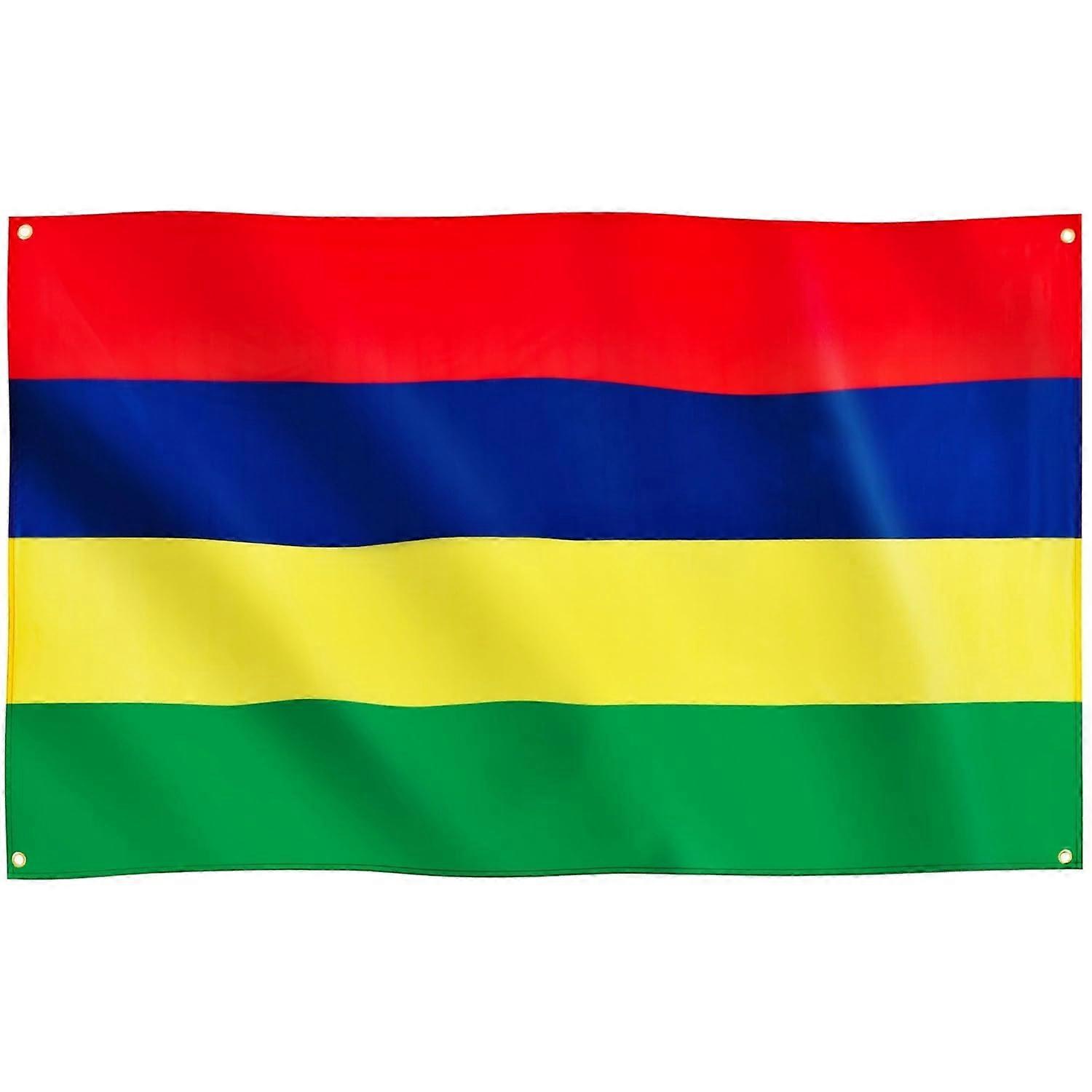 Mauritius Flag,Eyelet In Every Corner, Maurice Flag, Moris, Mauritian ...
