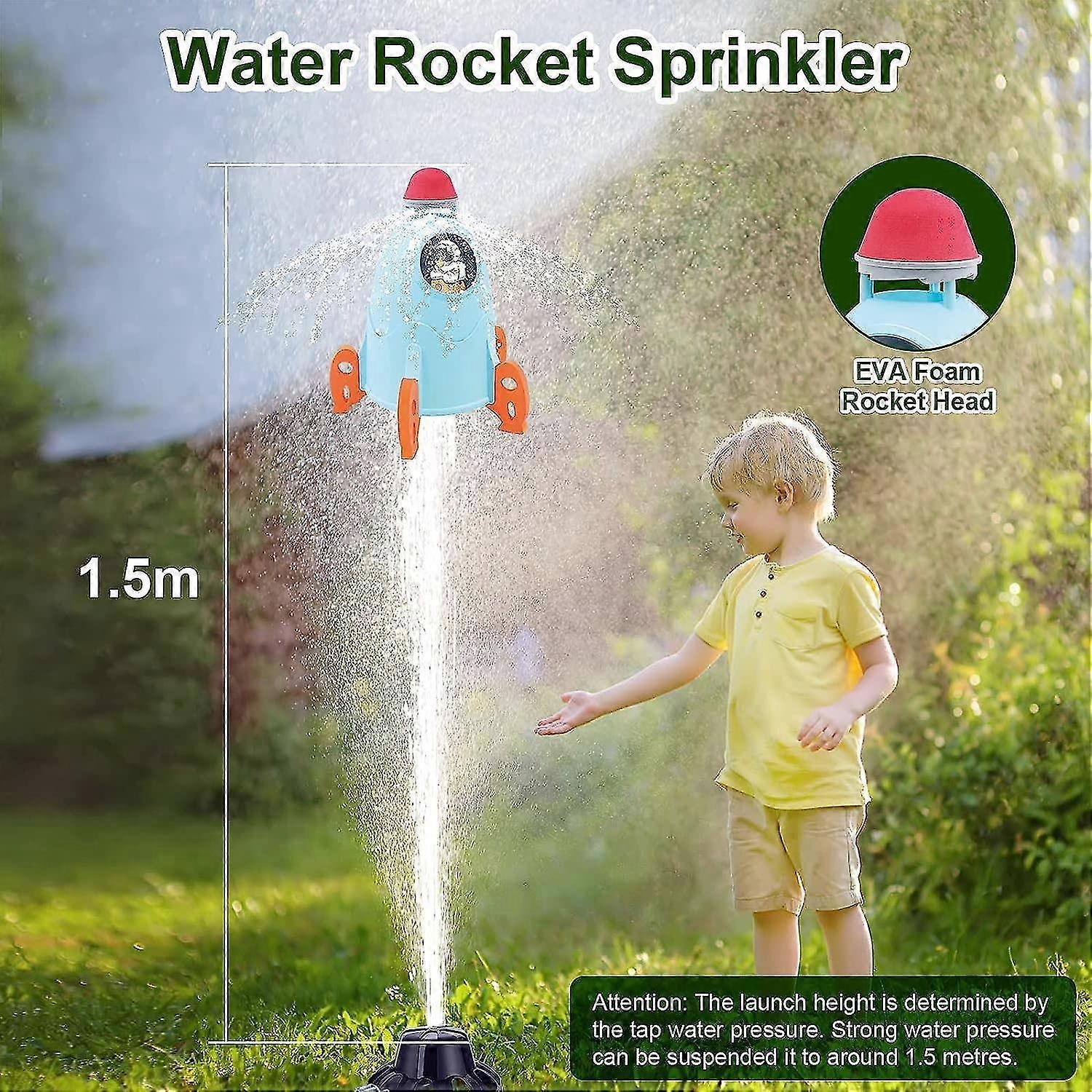 Rocket Sprinkler, Toy, Children's Garden Sprinkler Outdoor In The Yard ...