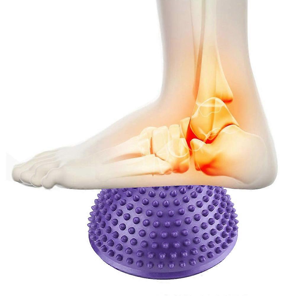 Foot Massage Half Ball Balance Exercise Pods Spiky for Deep Tissue Foot ...