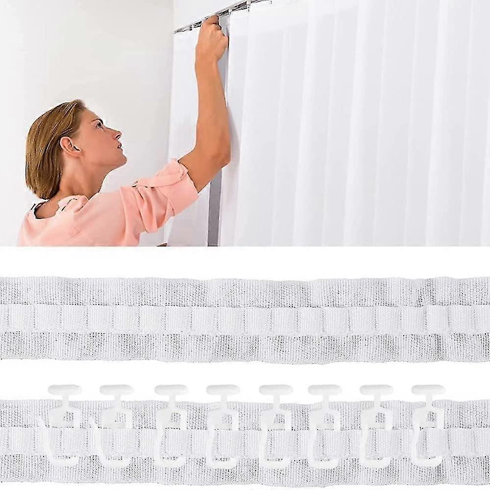 25 Pcs Curtain Gliders Curtain Rail Slider Hooks Curtain Gliders With ...