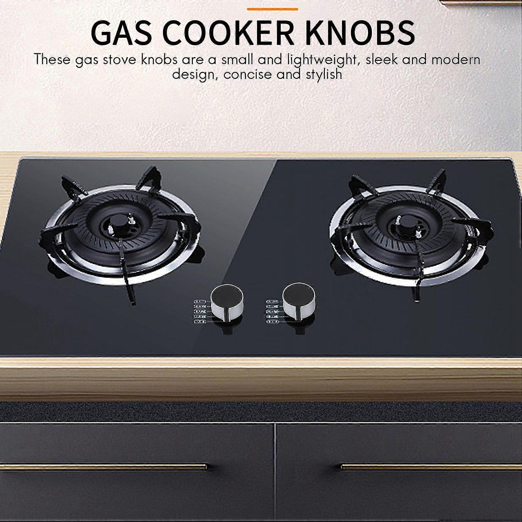 8 Pcs Gas Stove Knob,8mm Cooker Control Switch Range Oven Knobs Cooktop ...