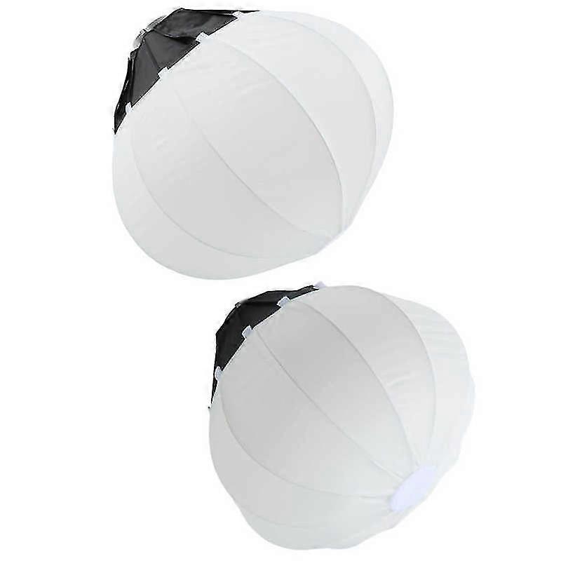 Lantern style foldable softbox uniform light effect lighting spherical ...