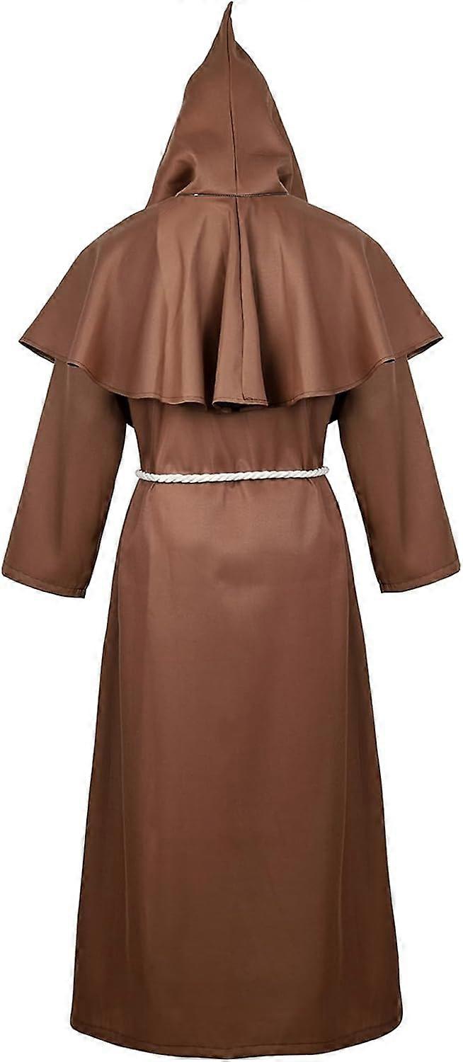 Monk Robe Priest Costume Friar Robe Medieval Costume Priest Halloween ...