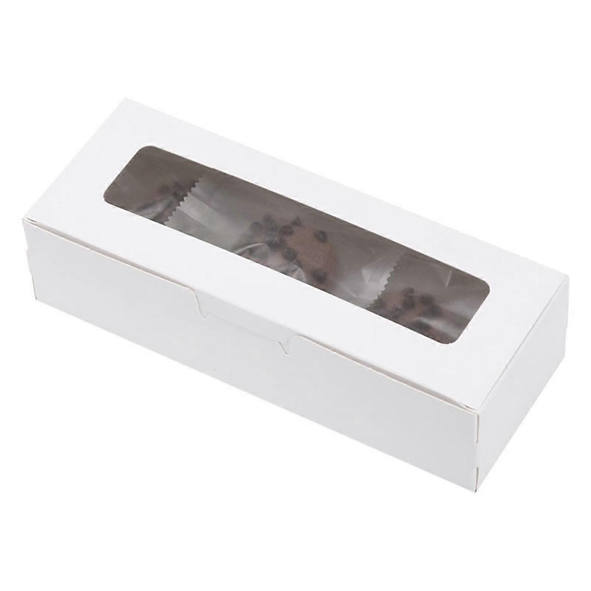 25 Pieces Macaron Boxes with Clear Display Window Macarons Container or ...