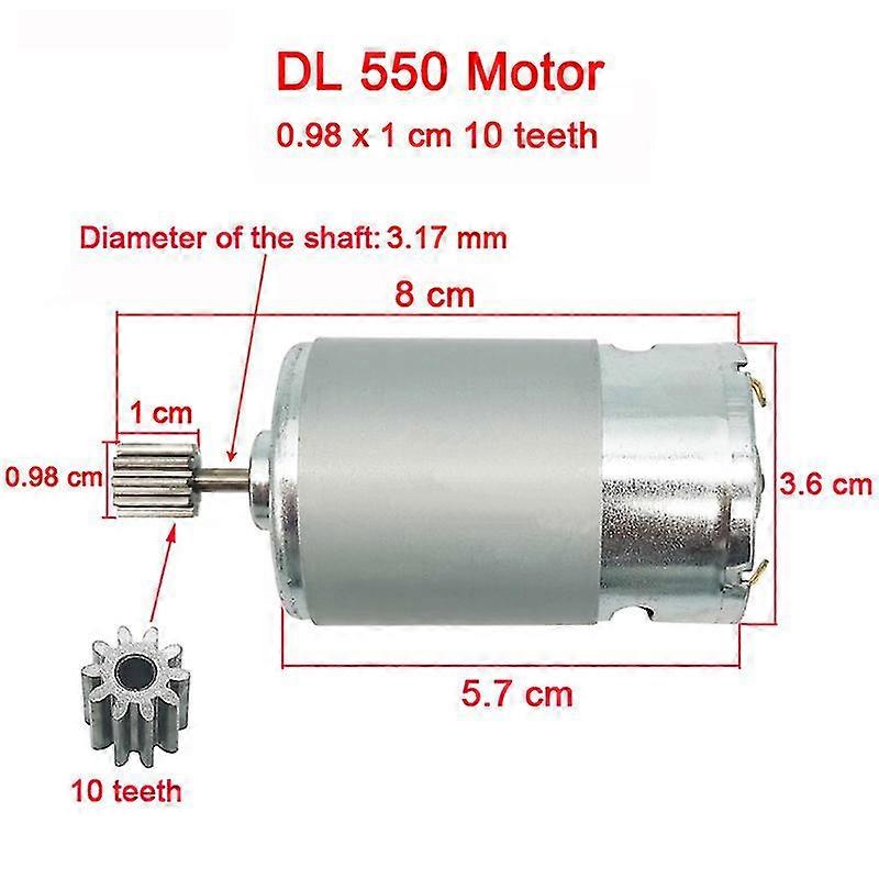 Children's Electric Car Dc Motor, Kid's Car High Speed Motor,dl 550 ...
