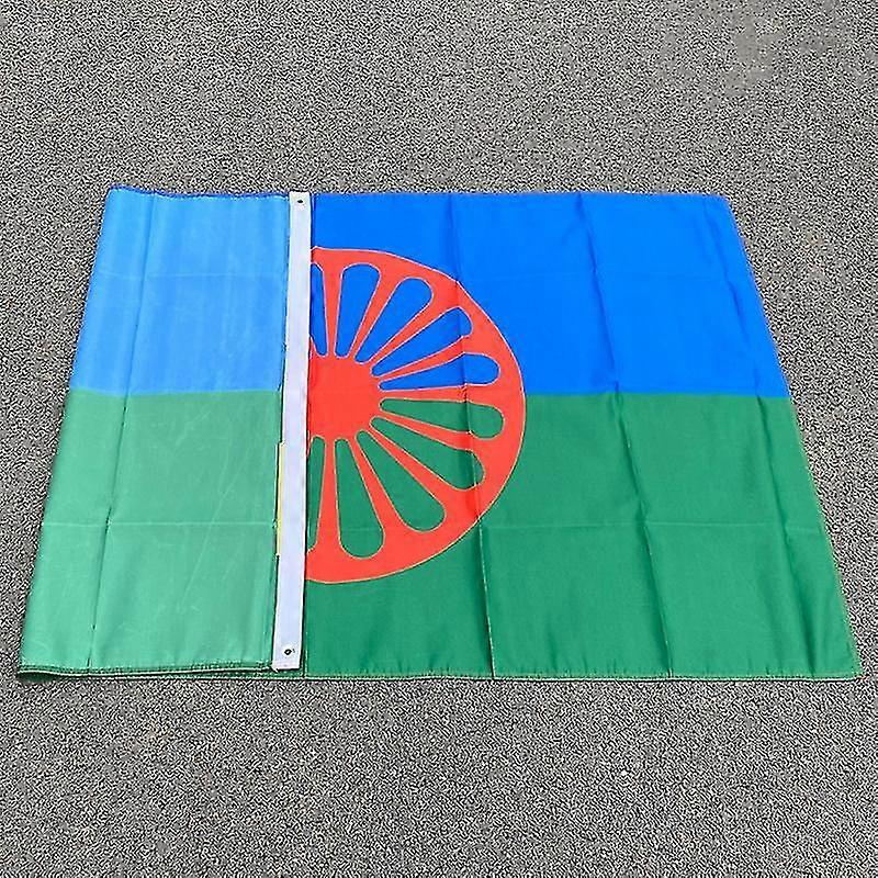 Aerxemrbrae Custom Flag - 90*150cm (3x5ft) Rom Gypsy Flag Of The Romani ...